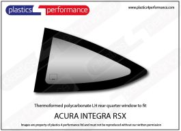 ACURA - RSX Integra - Lexan Polycarbonate left rear quarter window