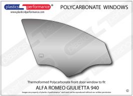 ALFA ROMEO Giulietta 940 - Lexan Polycarbonate right front door window