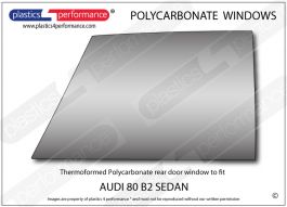 AUDI - 80 B2 Sedan - Lexan Polycarbonate right rear door window