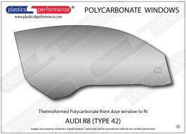 AUDI - R8 Type 42 - Lexan Polycarbonate right front door window