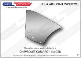 CHEVROLET Camaro 1st Generation - Lexan Polycarbonate left rear quarter ...