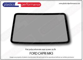 FORD - Capri Mk3 - Lexan Polycarbonate rear screen