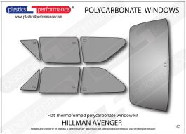 HILLMAN - Avenger - Lexan Polycarbonate window kit