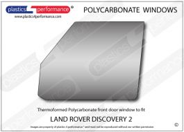 LAND ROVER - Discovery 2 - Lexan Polycarbonate left front door window