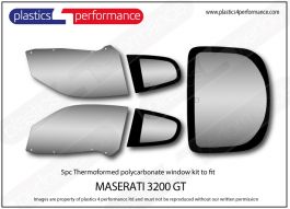 MASERATI - 3200 GT - Lexan Polycarbonate window kit