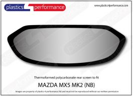 MAZDA - MX5 NB Hardtop - Lexan Polycarbonate rear screen