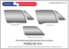 PORSCHE - 914 - Lexan Polycarbonate right front door window