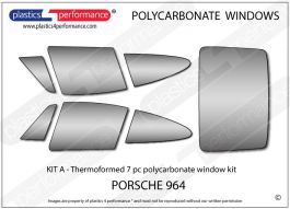 PORSCHE - 964 - Lexan Polycarbonate window kit
