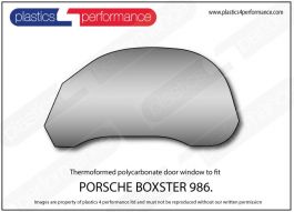 PORSCHE - Boxster 986 - Lexan Polycarbonate left front door window