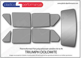 TRIUMPH - Dolomite - Perspex Polycarbonate window kit
