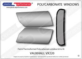 VAUXHALL VX 220 - Lexan Polycarbonate window kit