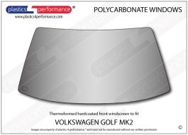 VOLKSWAGEN - Golf Mk2 - Hardcoated Lexan Polycarbonate front windscreen