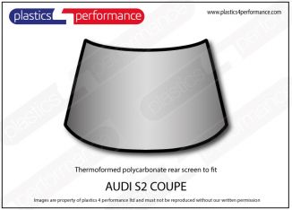 Audi S2 Coupe Lexan Polycarbonate windows - Plastics 4 Performance