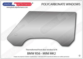 Mini Cooper MK2 (R56) Lexan Polycarbonate windows - Plastics 4 Performance