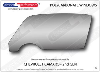 Chevrolet Camaro 2nd Generation Lexan Polycarbonate windows - Plastics ...
