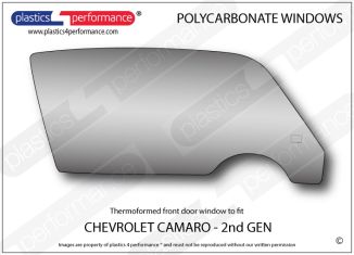 Chevrolet Camaro 2nd Generation Lexan Polycarbonate windows - Plastics ...