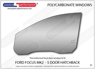 Ford Focus Mk2 5dr Hatchback Lexan Polycarbonate windows - Plastics 4 ...