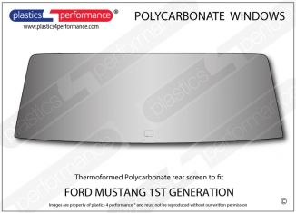 Ford Mustang 1st Generation Lexan Polycarbonate windows - Plastics 4 ...