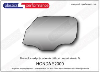 Honda S2000 Lexan Polycarbonate windows - Plastics 4 Performance