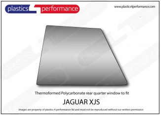 Jaguar XJS Coupe Lexan Polycarbonate windows - Plastics 4 Performance