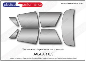 Jaguar XJS Coupe Lexan Polycarbonate windows - Plastics 4 Performance