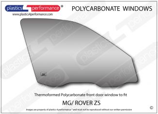 MG Rover ZS Lexan Polycarbonate windows - Plastics 4 Performance