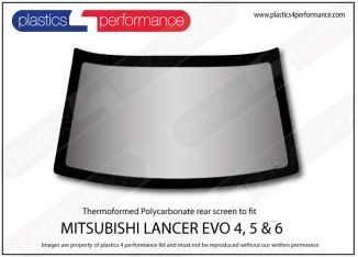 Mitsubishi Lancer Evo 4 Lexan Polycarbonate windows - Plastics 4 ...