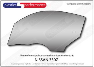 Nissan 350Z Lexan Polycarbonate windows - Plastics 4 Performance