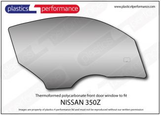 Nissan 350Z Lexan Polycarbonate windows - Plastics 4 Performance