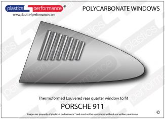 Porsche 911/ 912 Lexan Polycarbonate windows - Plastics 4 Performance