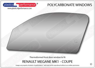 Renault Megane MK1 Coupe Lexan Polycarbonate windows - Plastics 4 ...