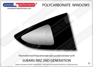 Subaru BRZ 2nd Generation Lexan Polycarbonate windows - Plastics 4 ...