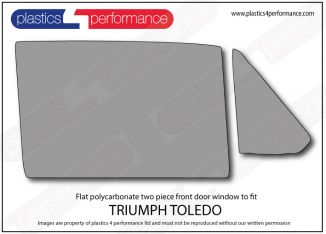 Triumph Toledo 2dr Lexan Polycarbonate windows - Plastics 4 Performance