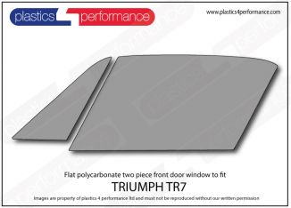 Triumph TR7 Lexan Polycarbonate windows - Plastics 4 Performance