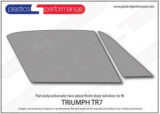 Triumph TR7 Lexan Polycarbonate windows - Plastics 4 Performance