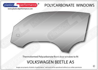 Volkswagen Beetle A5 Lexan Polycarbonate windows - Plastics 4 Performance