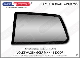 Volkswagen Golf Mk4 3dr Lexan Polycarbonate windows - Plastics 4 ...