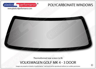 Volkswagen Golf Mk4 3dr Lexan Polycarbonate windows - Plastics 4 ...