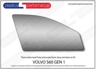 Volvo S60 1st Generation Lexan Polycarbonate windows - Plastics 4 ...