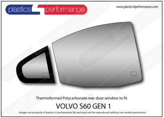 Volvo S60 1st Generation Lexan Polycarbonate windows - Plastics 4 ...