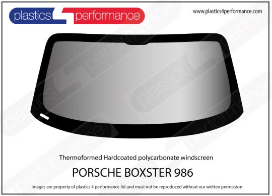 PORSCHE - Boxster 986 - Lexan Polycarbonate front windscreen